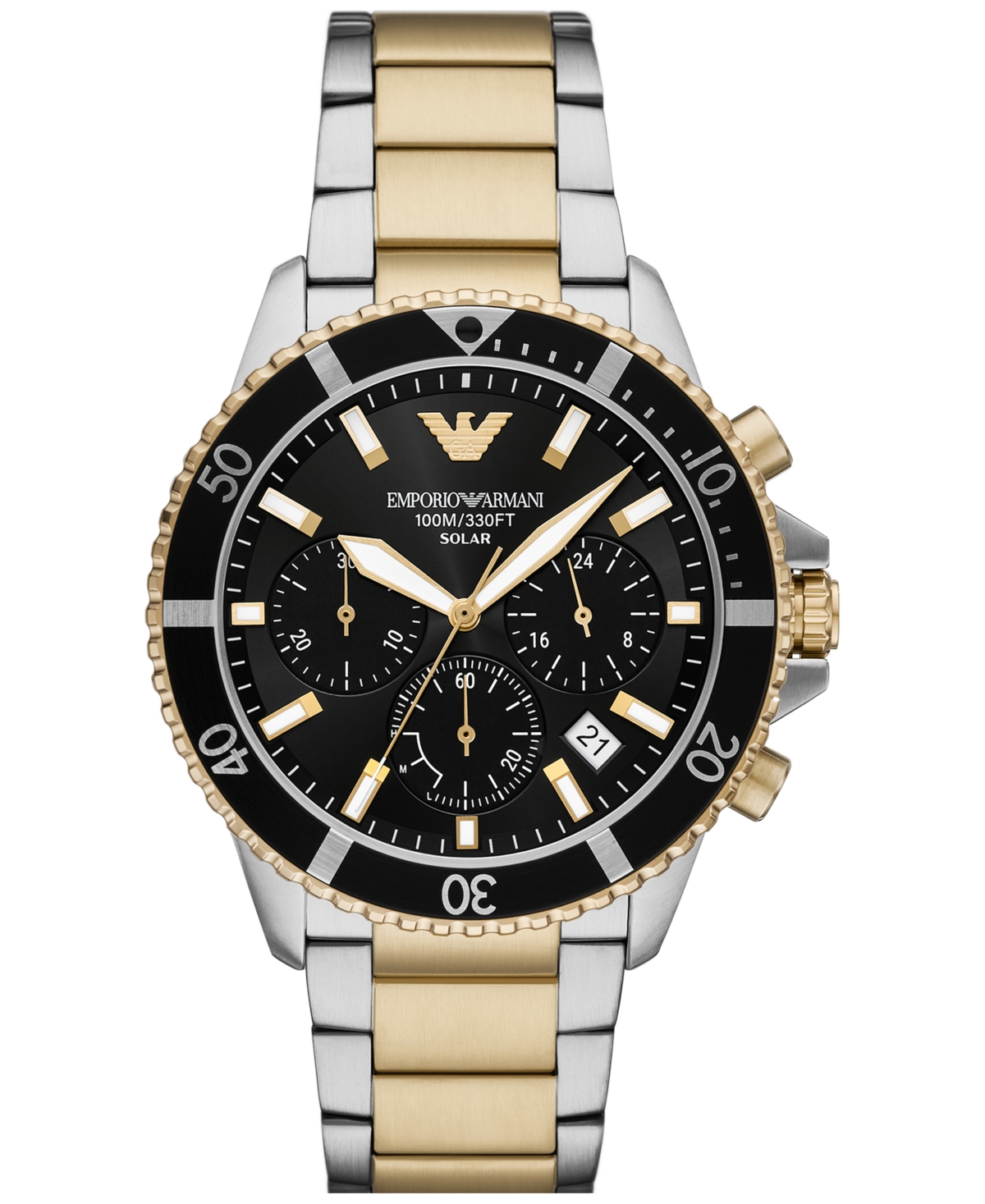 Click here for Emporio Armani Mens Chronograph World Explorer Sol... prices