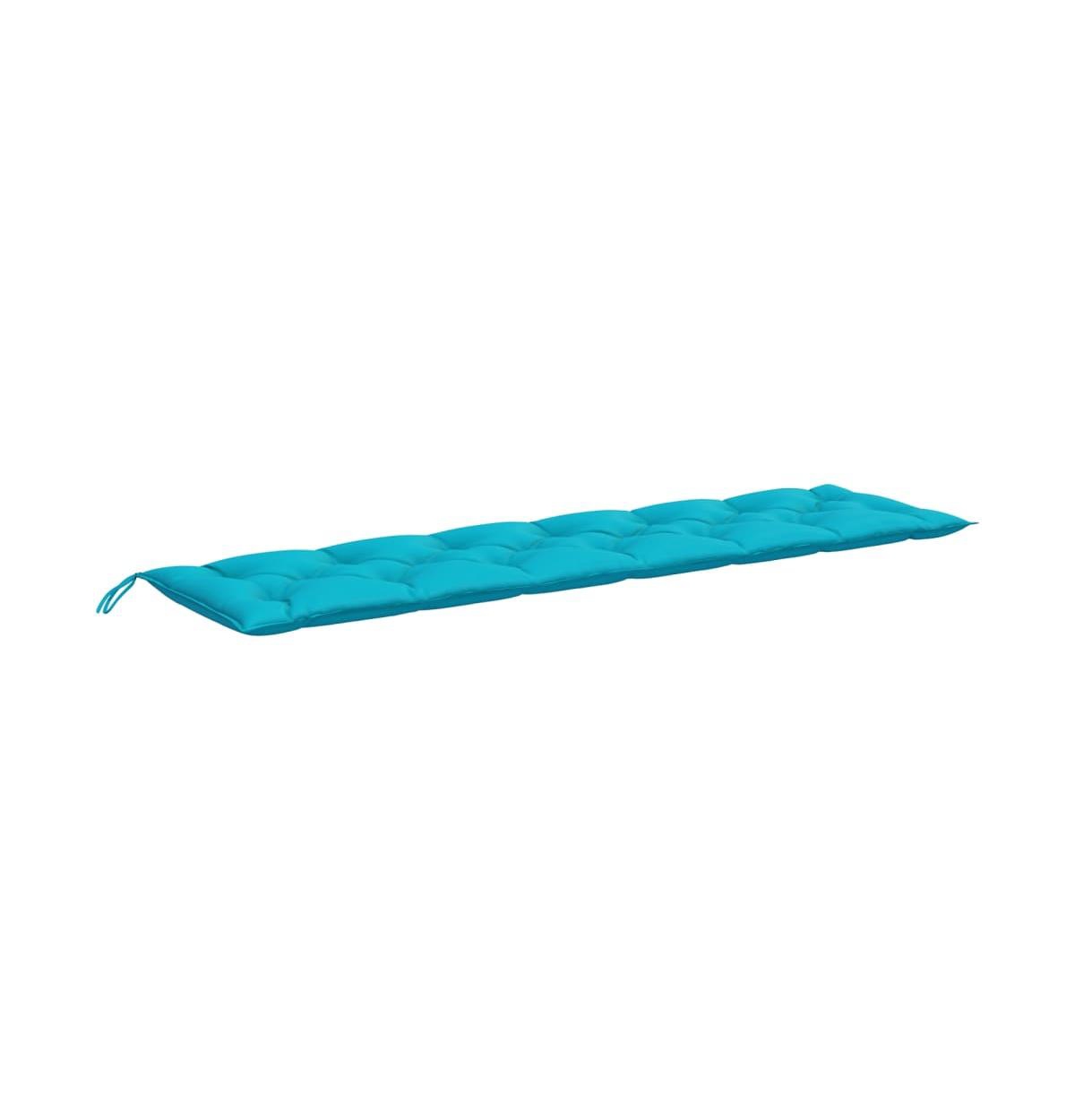 Click here for Garden Bench Cushion Turquoise 78.7x19.7x2.8 Fabri... prices