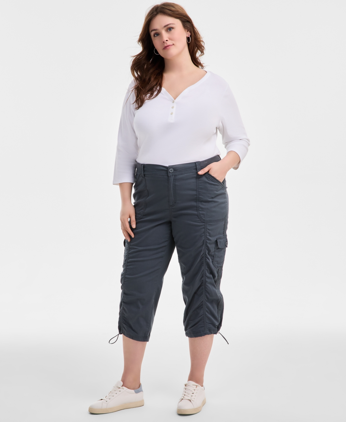 Click here for Style & Co Plus Size Cargo Capri Pants  Exclusivel... prices