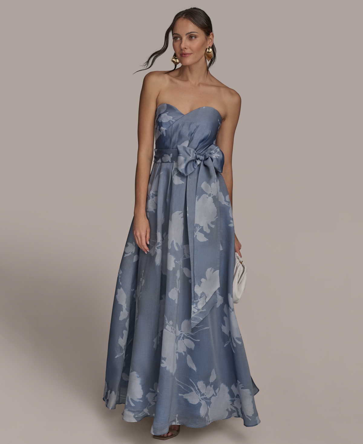 Click here for Donna Karan New York Womens Floral-Print Ball Gown... prices