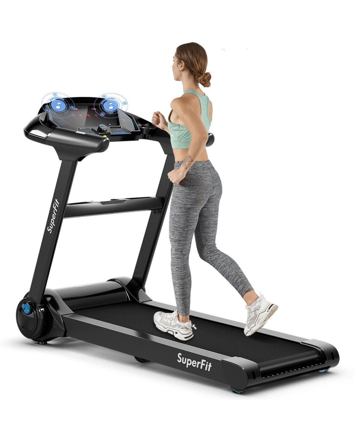 Click here for 2.25HP Folding Treadmill with Bluetooth Speaker -... prices