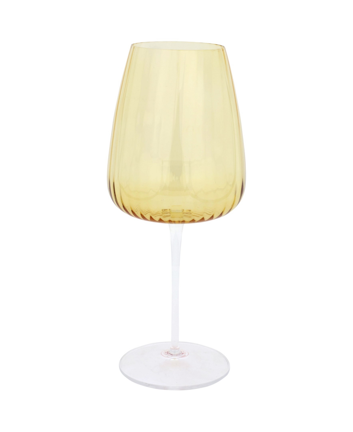 Vietri Francesca Water Glass - Yellow