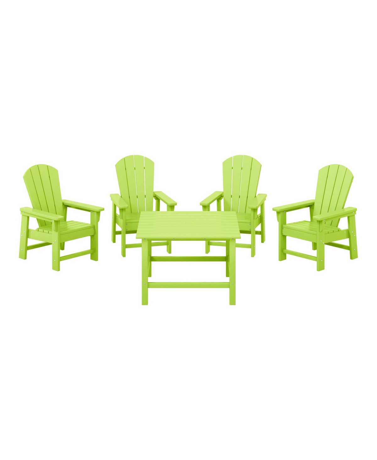 Click here for Kids 5-Piece Hdpe Outdoor Square Patio Dining Tabl... prices