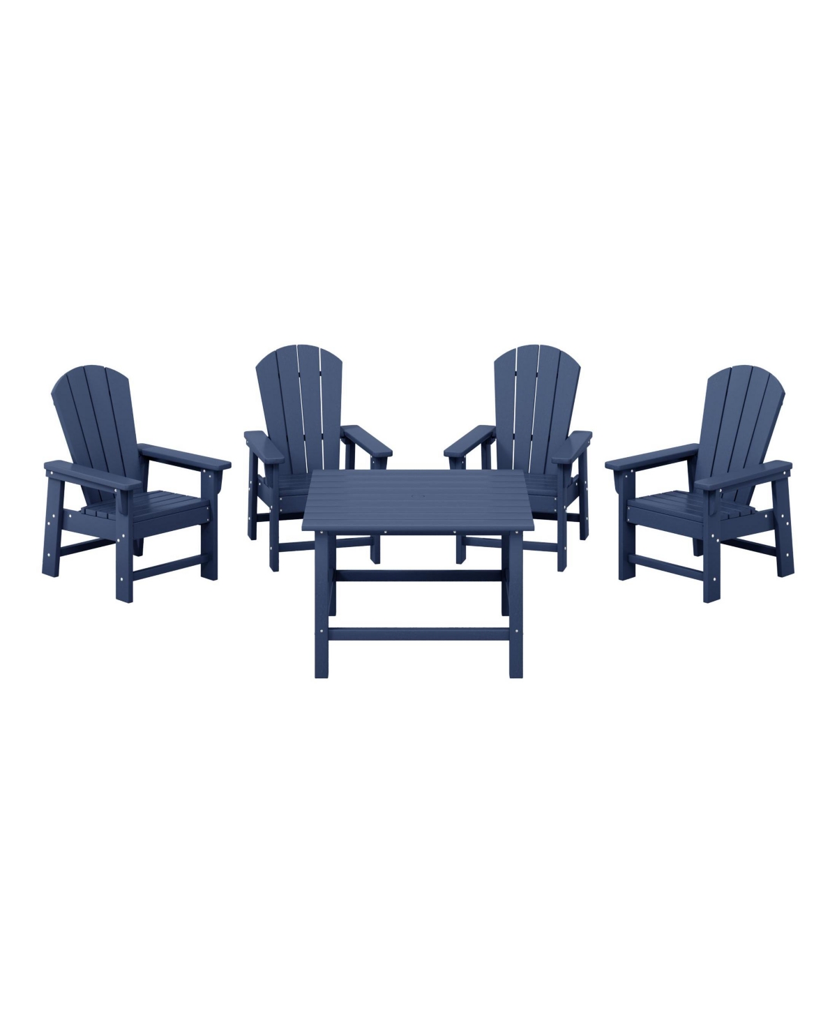 Click here for Kids 5-Piece Hdpe Outdoor Square Patio Dining Tabl... prices