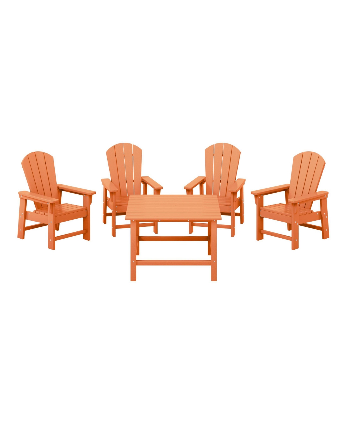 Click here for Kids 5-Piece Hdpe Outdoor Square Patio Dining Tabl... prices