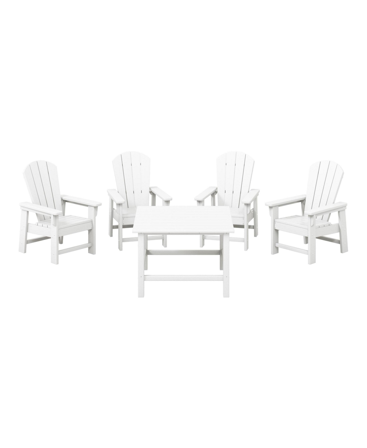 Click here for Kids 5-Piece Hdpe Outdoor Square Patio Dining Tabl... prices