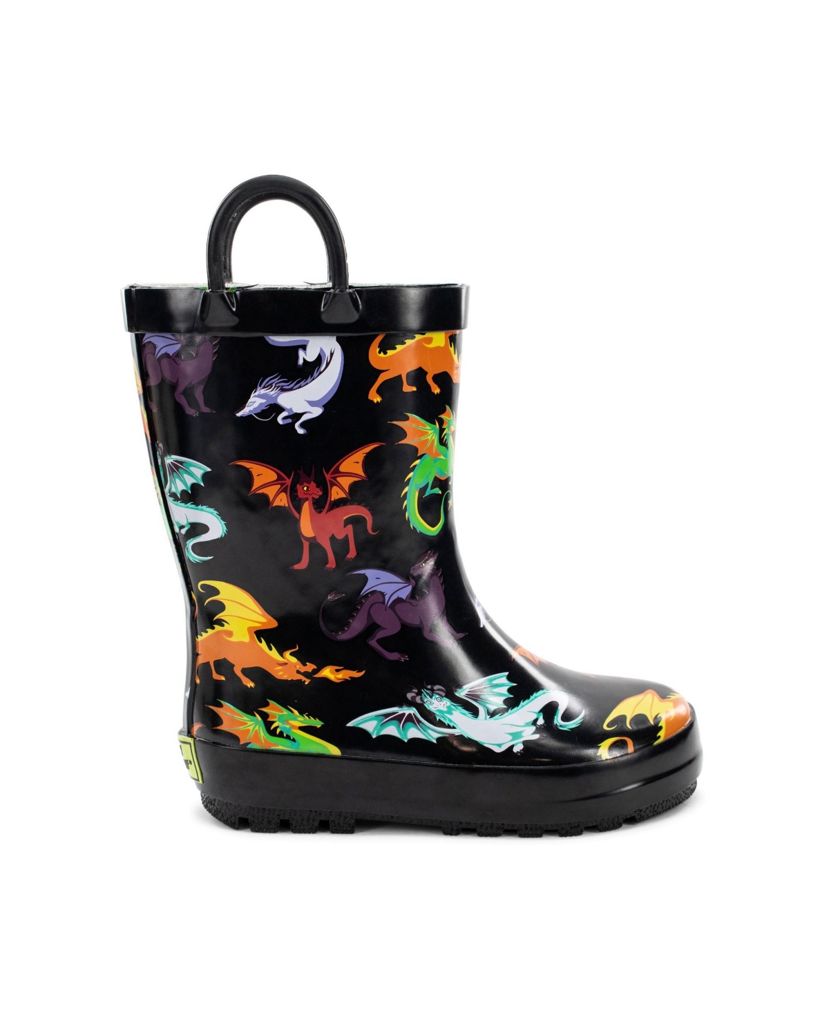 Click here for Western Chief Boys Dragon Rain Boot - Black prices