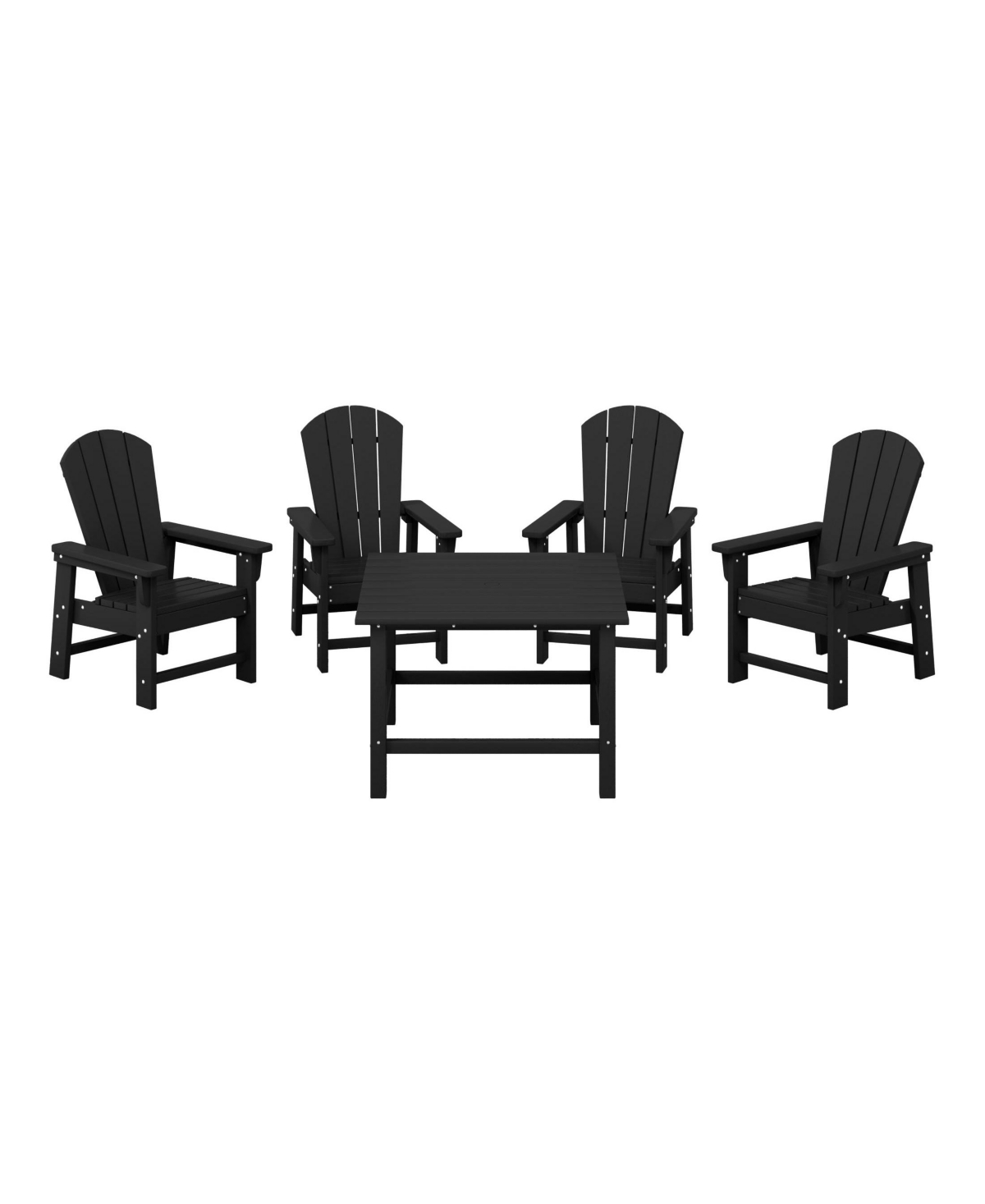 Click here for Kids 5-Piece Hdpe Outdoor Square Patio Dining Tabl... prices