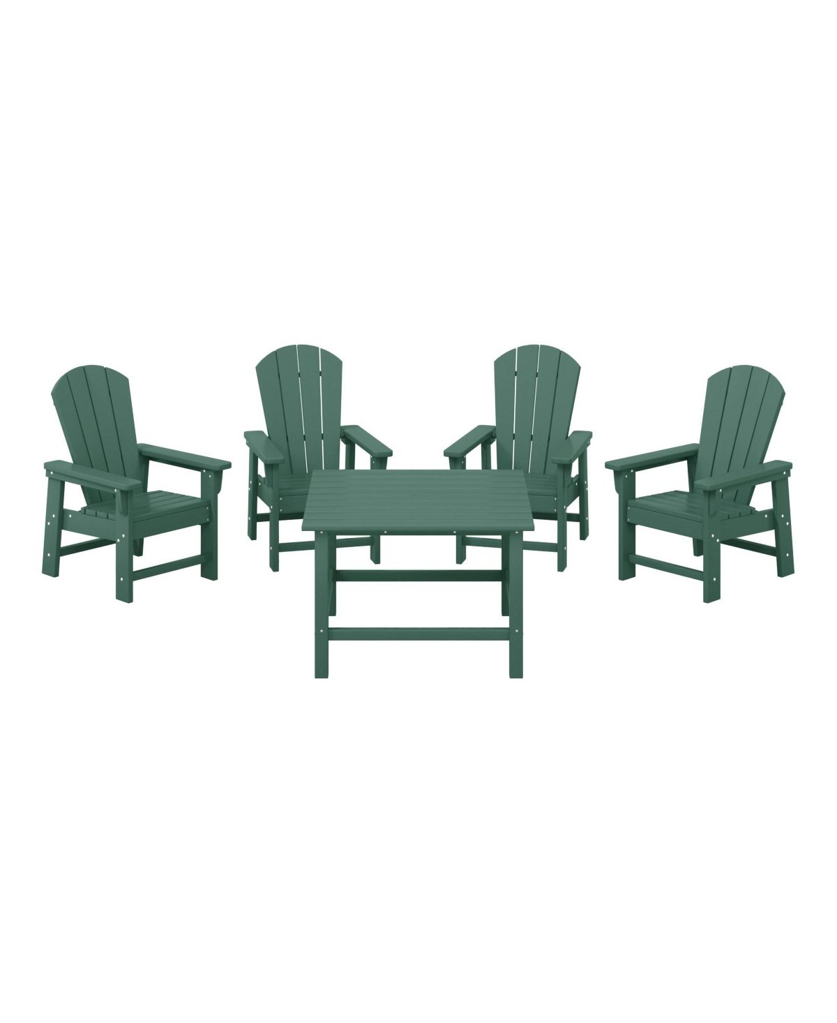 Click here for Kids 5-Piece Hdpe Outdoor Square Patio Dining Tabl... prices
