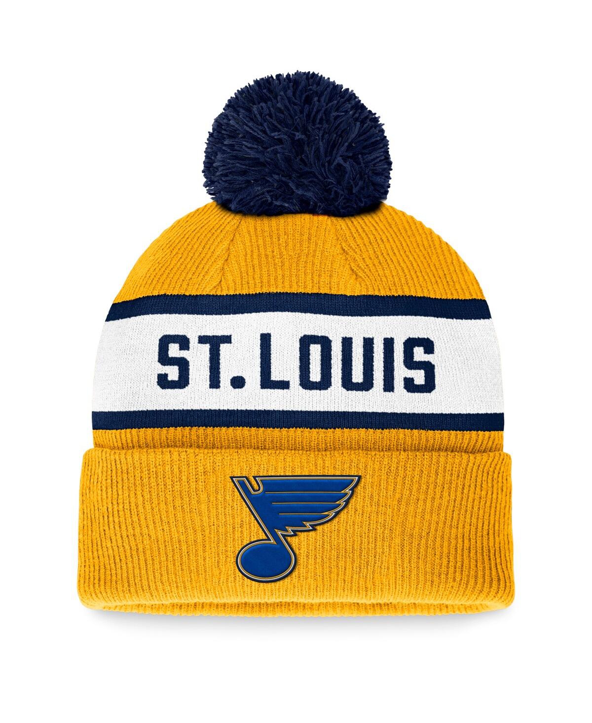 Click here for Fanatics Mens Gold St. Louis Blues Fundamental Wor... prices