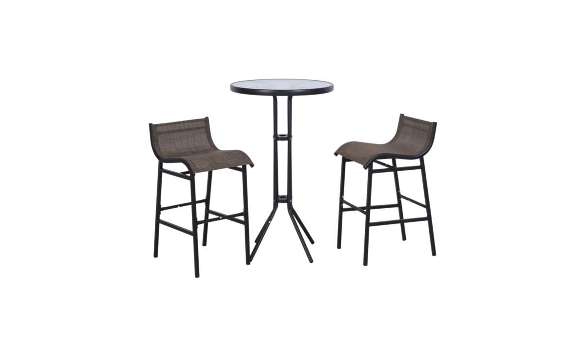Click here for 3-Piece Outdoor Bistro Set for Patio  Garden  or B... prices
