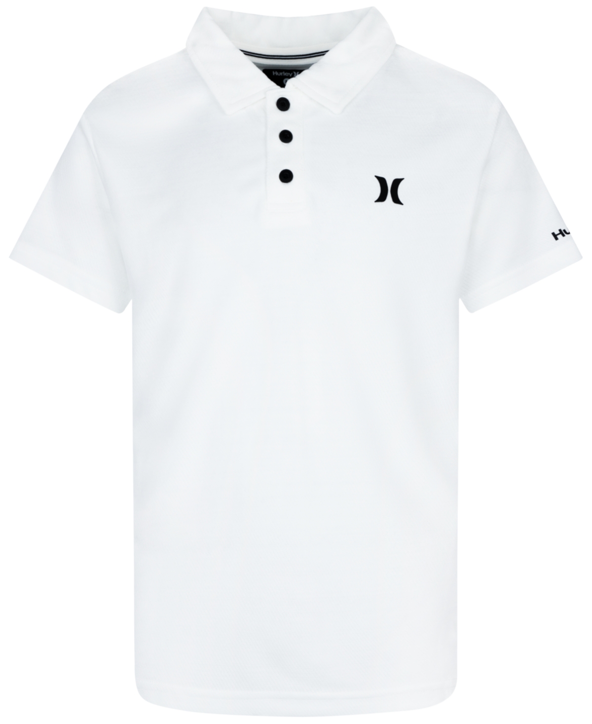 Click here for Hurley Big Boys H20-dri Belmont Polo Shirt - White prices