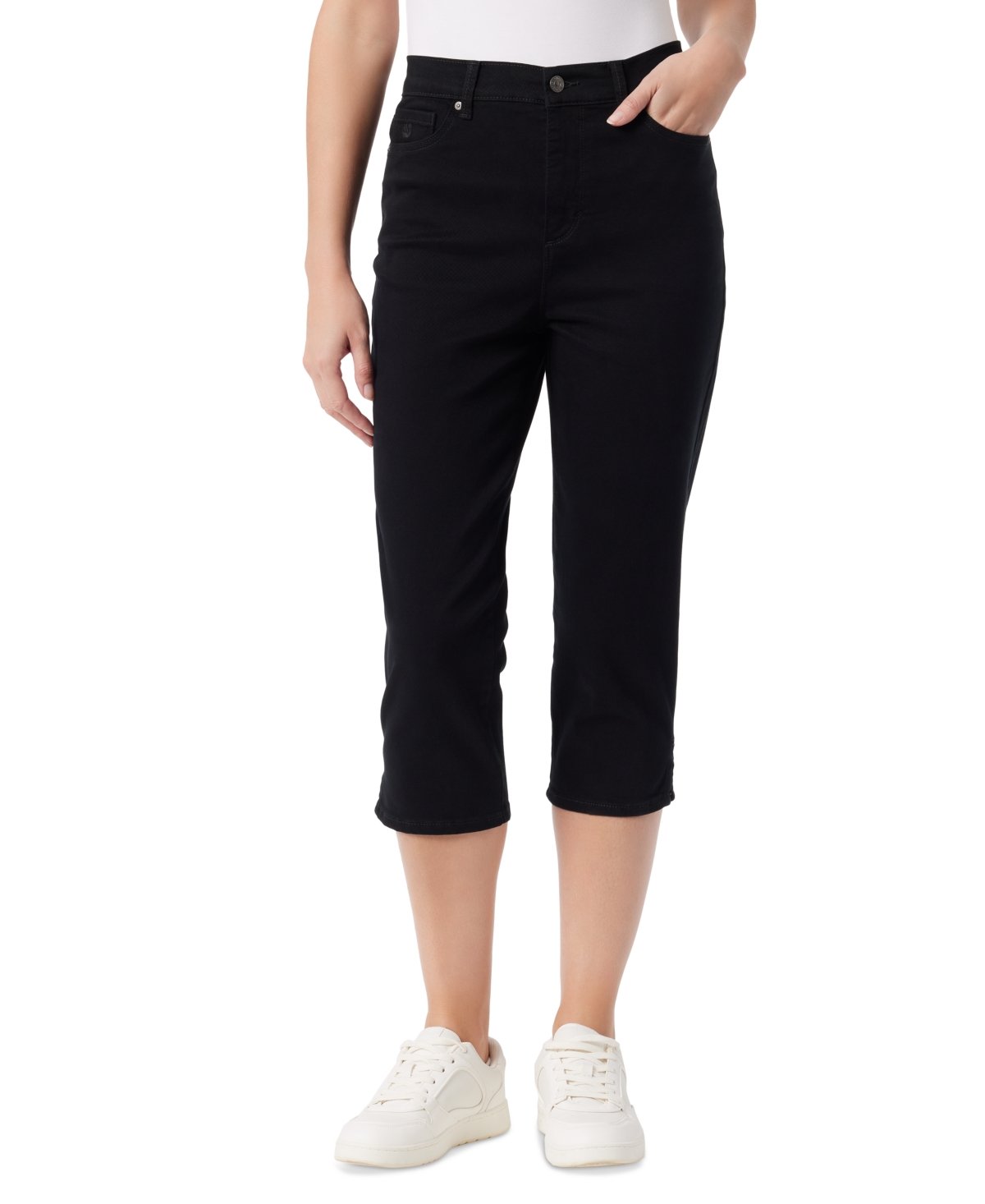 Click here for Gloria Vanderbilt Womens Amanda Capri Slit Jeans -... prices