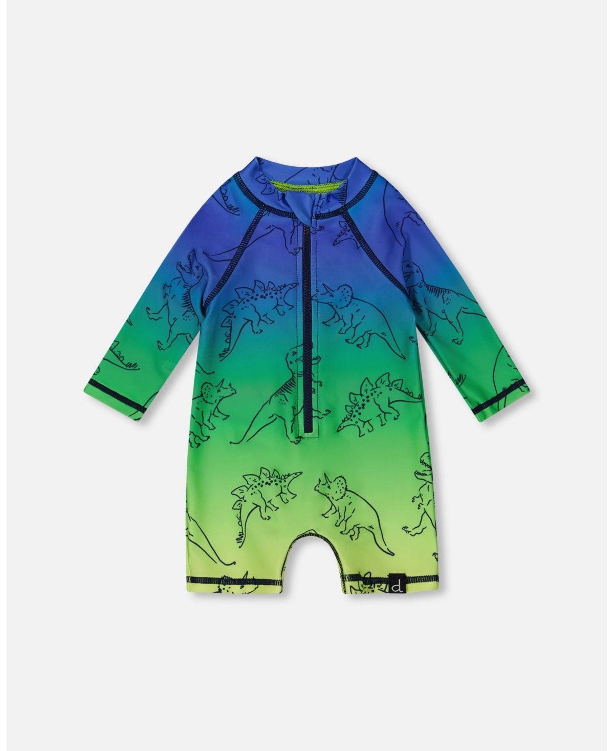Click here for Deux par Deux Baby Boys Printed Long Sleeve One-Pi... prices