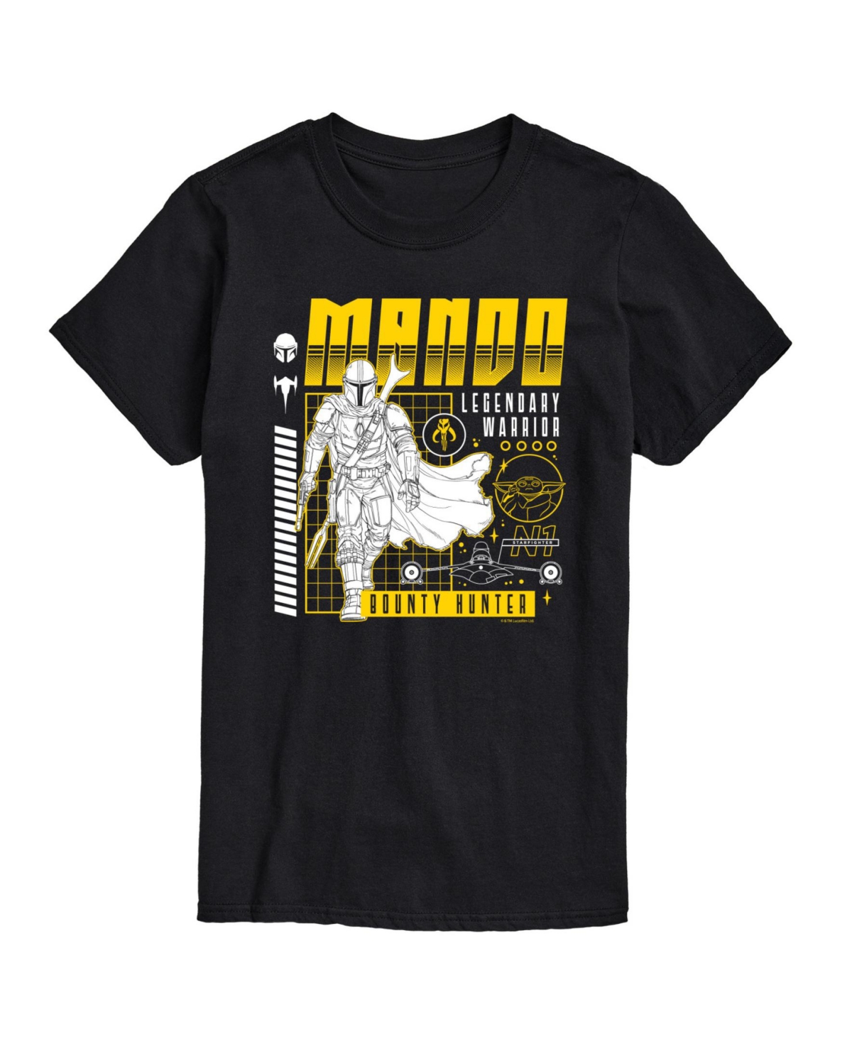 Click here for Airwaves Mens The Mandalorian Short Sleeve T-Shirt... prices