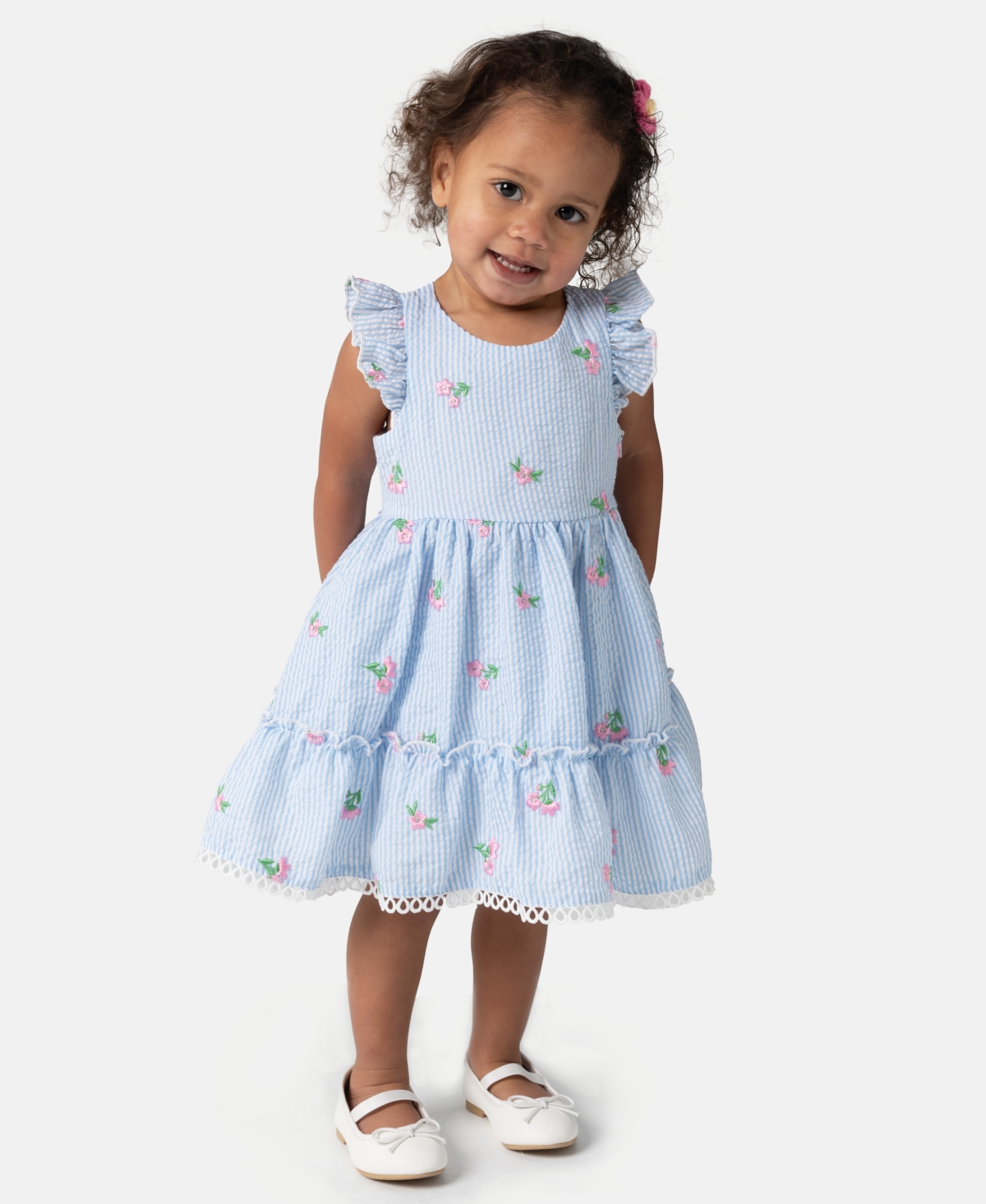 Click here for Rare Editions Baby Girls 2-Piece Seersucker Dress... prices