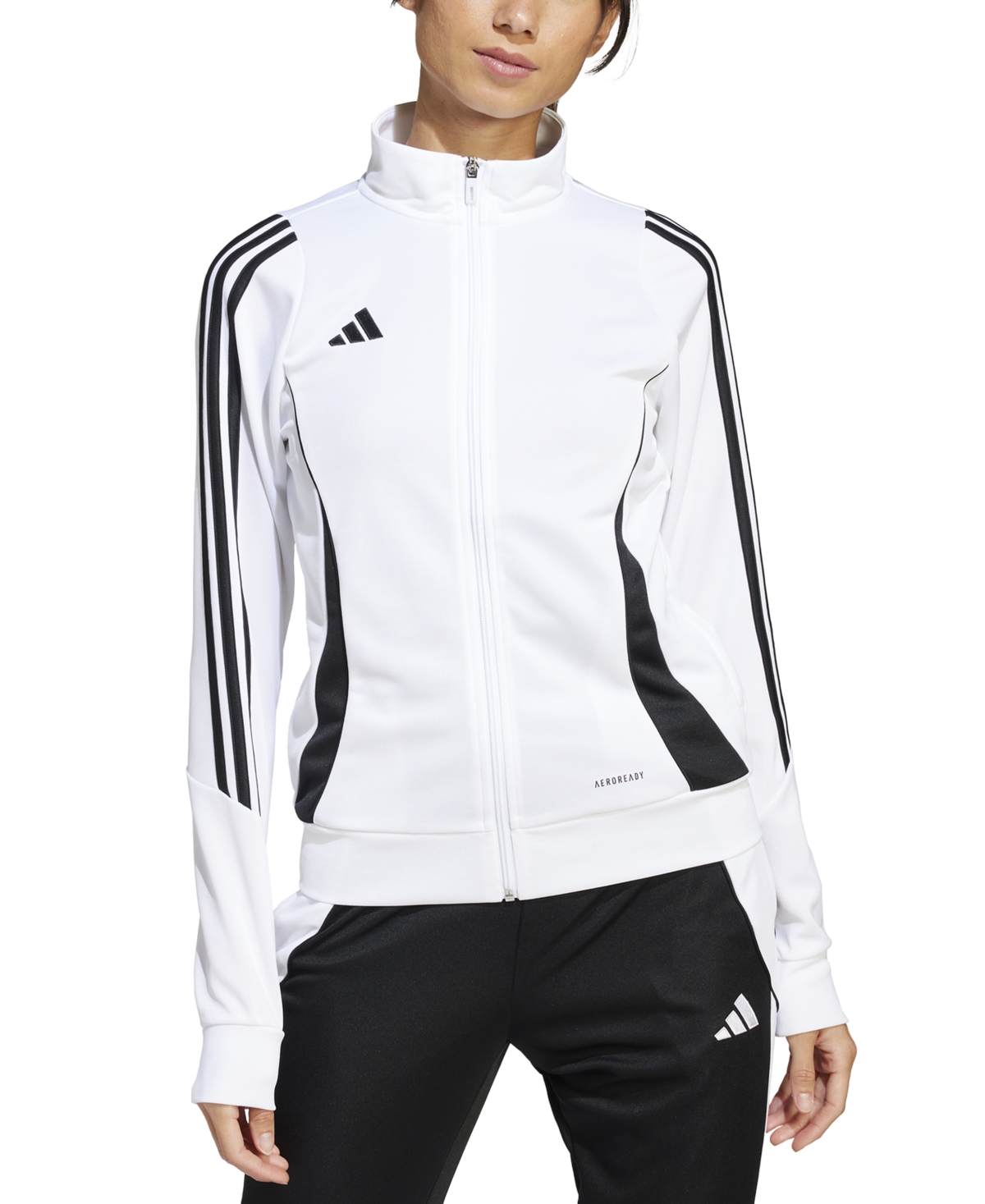 Click here for adidas Womens Tiro 24 Zip-Up Track Jacket - White/... prices