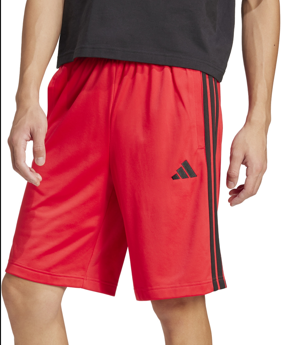Click here for adidas Mens Three-Stripes 10 Tricot Shorts - Purru... prices
