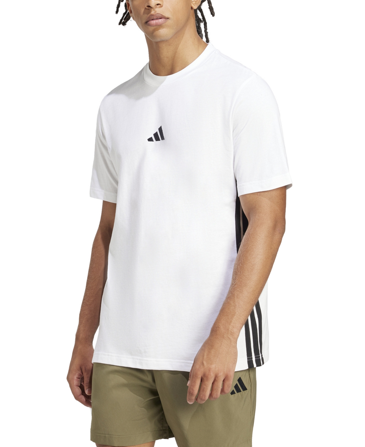 Click here for adidas Mens Essential Three-Stripes Single Jersey... prices