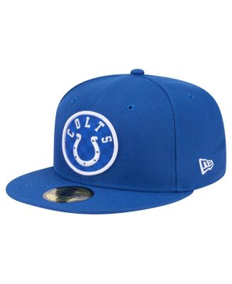 New Era Men's Royal Indianapolis Colts Checkered 59FIFTY Fitted Hat ...