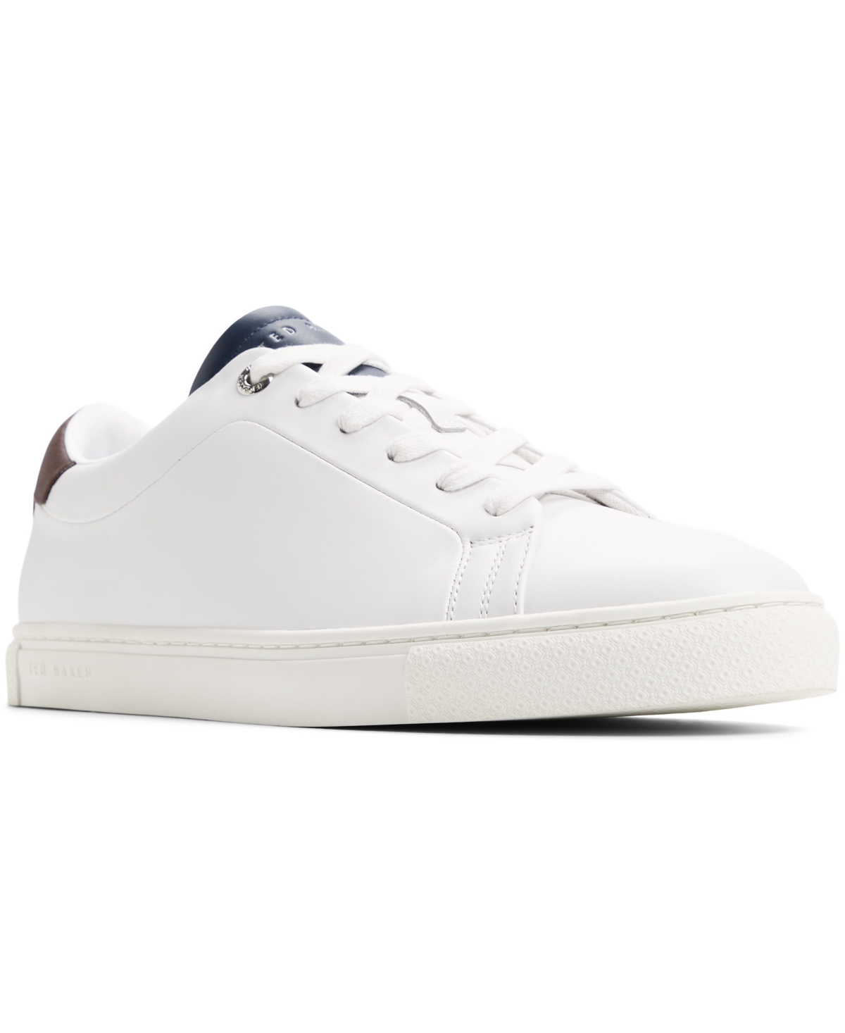 Click here for Ted Baker Mens Robberto Lace Up Sneaker - White prices