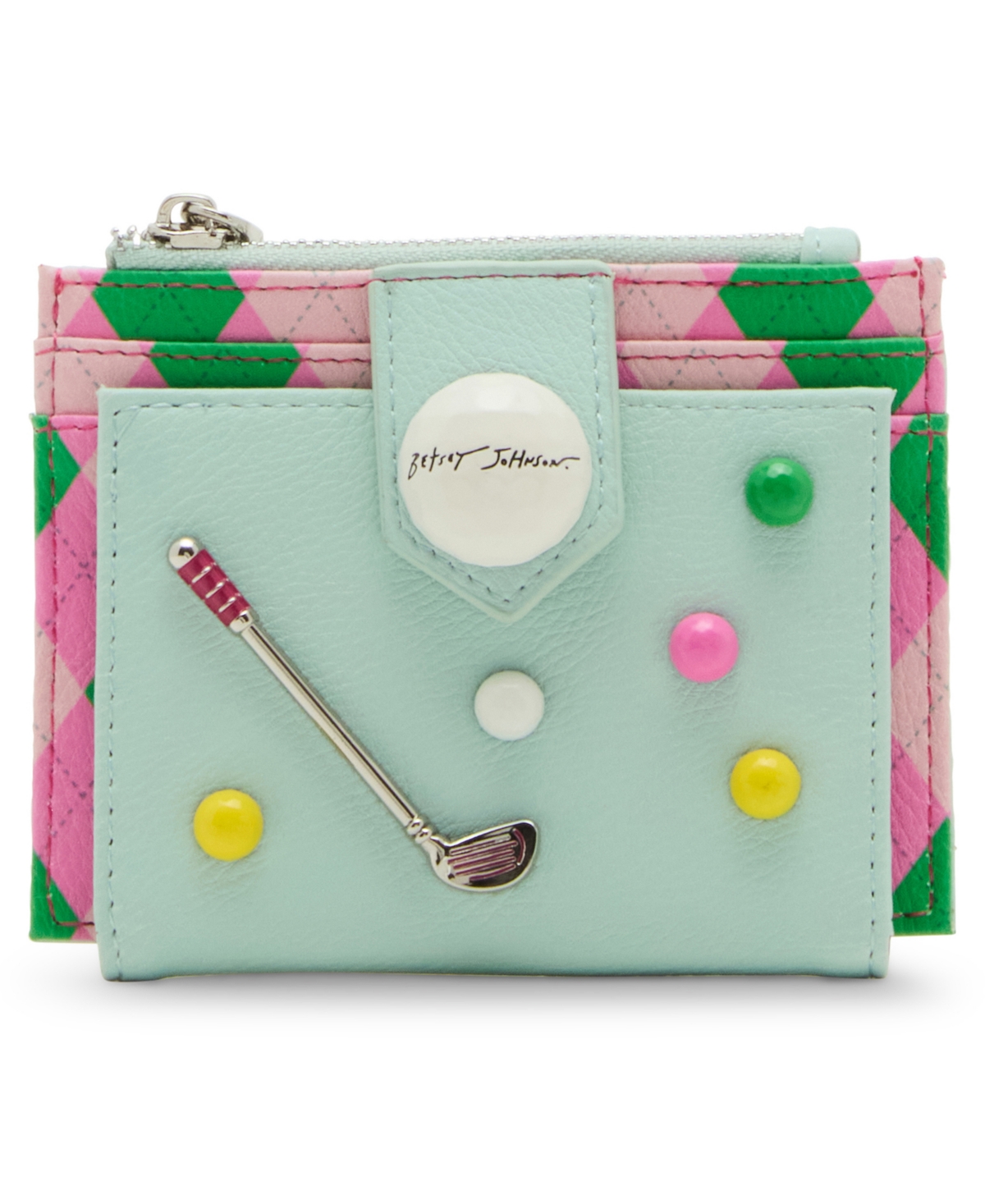 Click here for Betsey Johnson Par-Tee Time Bifold Wallet - Multi prices