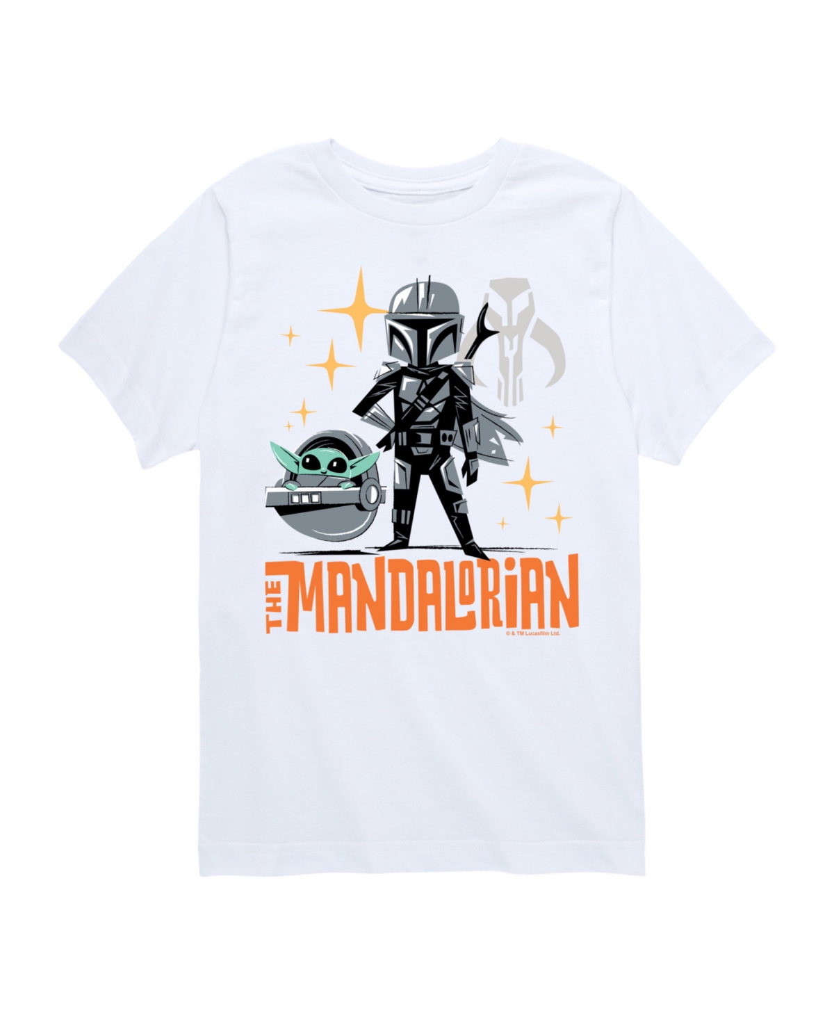 Click here for Hybrid Big Boys The Mandalorian Graphic T-Shirt -... prices