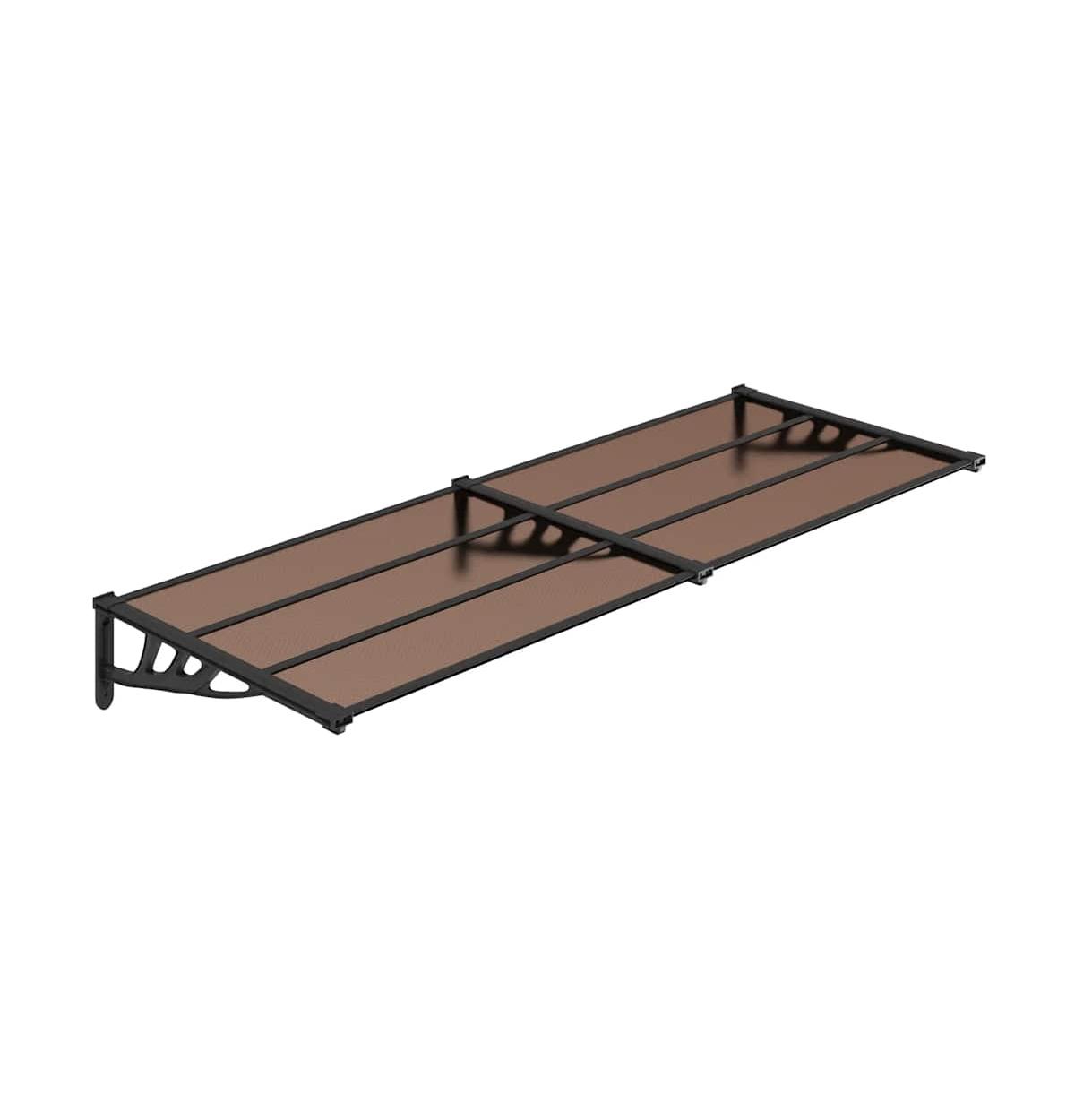 Click here for Door Canopy Black 94.1x35.4 Polycarbonate - Black prices