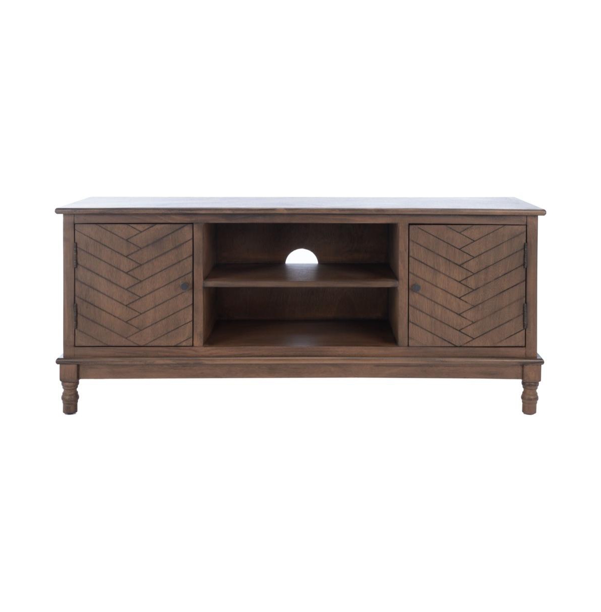 Click here for Magnolia 2 Door 2 Shelf Media Stand - Brown prices
