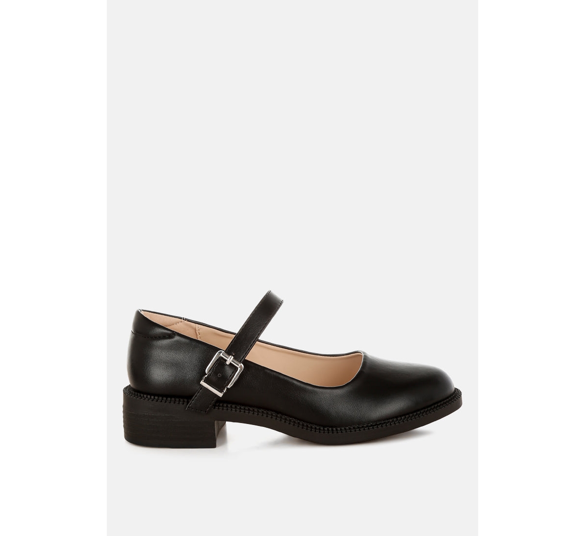 Click here for Ejeta Faux Leather Mary Jane Shoes - Black prices