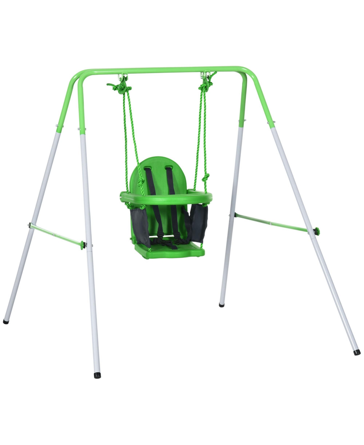 Click here for Outsunny Toddler Swing Set with Metal Sd  Baby Swi... prices