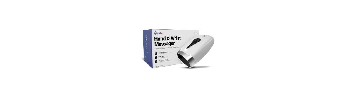 Click here for iReliev Hand & Wrist Massager - White prices