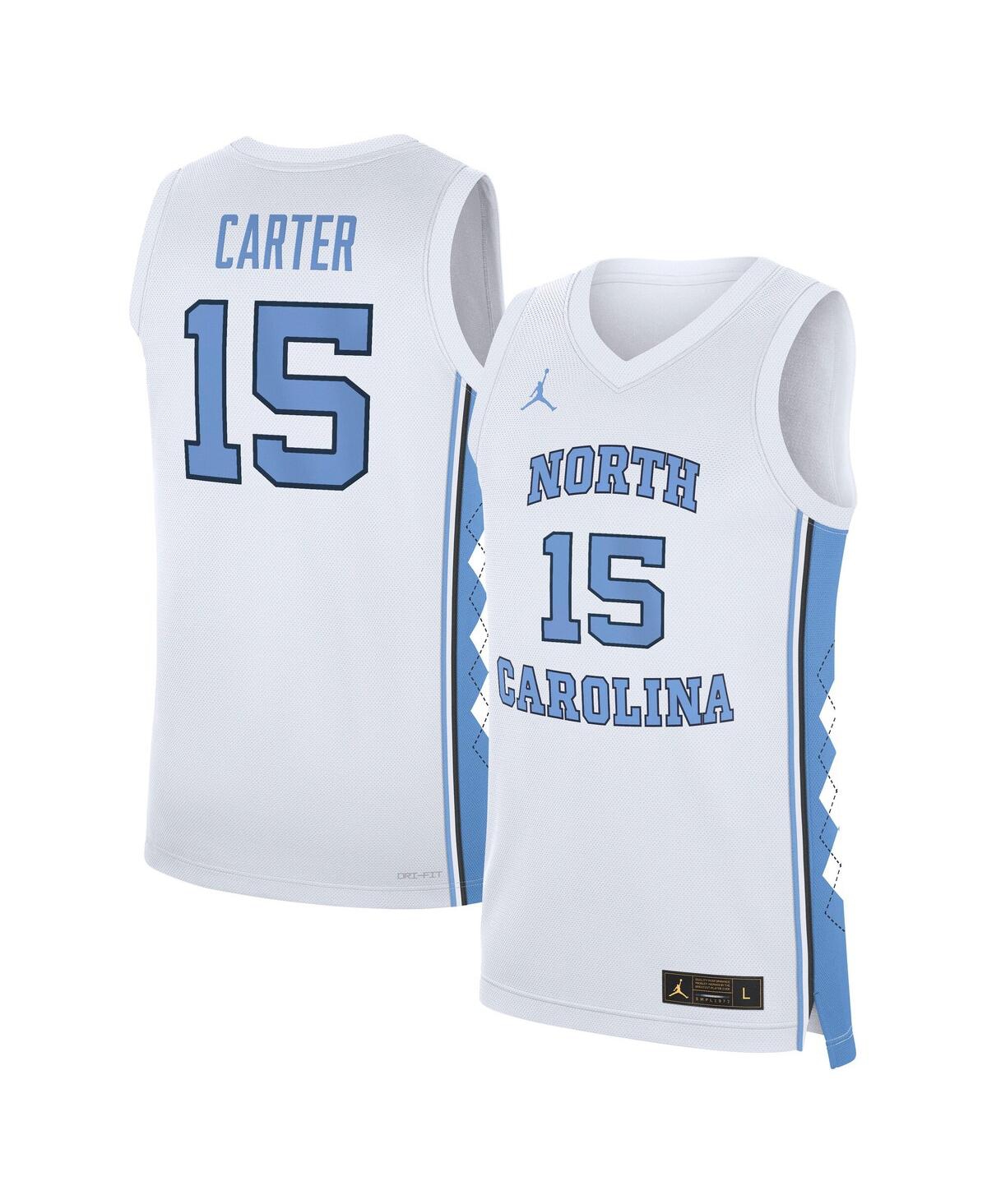 Click here for Jordan Mens Vince Carter White North Carolina Tar... prices