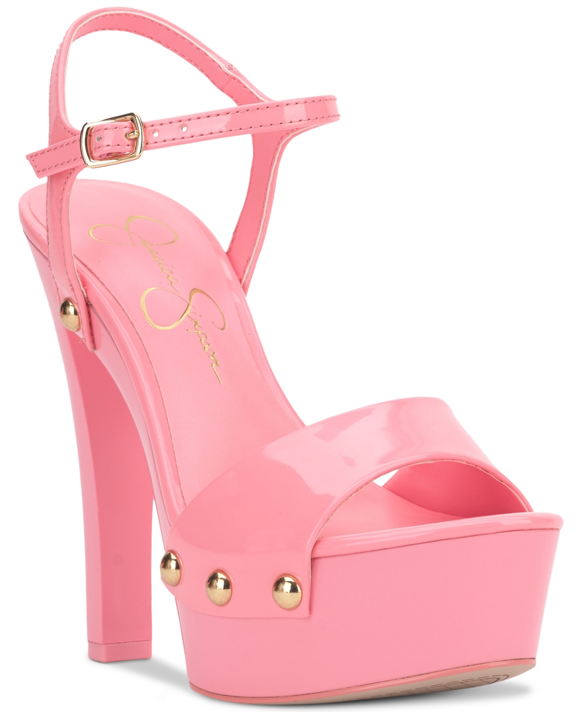 Jessica Simpson Calenta Ankle Strap Platform Sandal In Light Pink ...