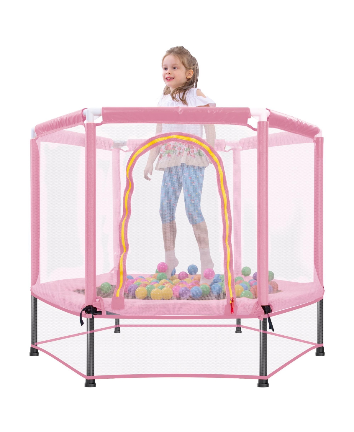 Click here for 55 Toddlers Trampoline with Safety Enclosure Net a... prices