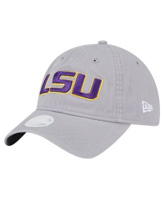 New Era Women's Gray LSU Tigers Logo 9TWENTY Adjustable Hat - Macy's