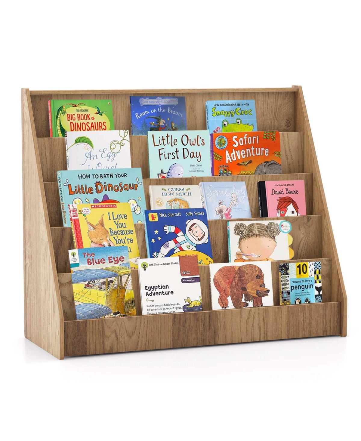 Click here for 5 Tier Kids Bookshelf with Anti-Tipping Device Kid... prices