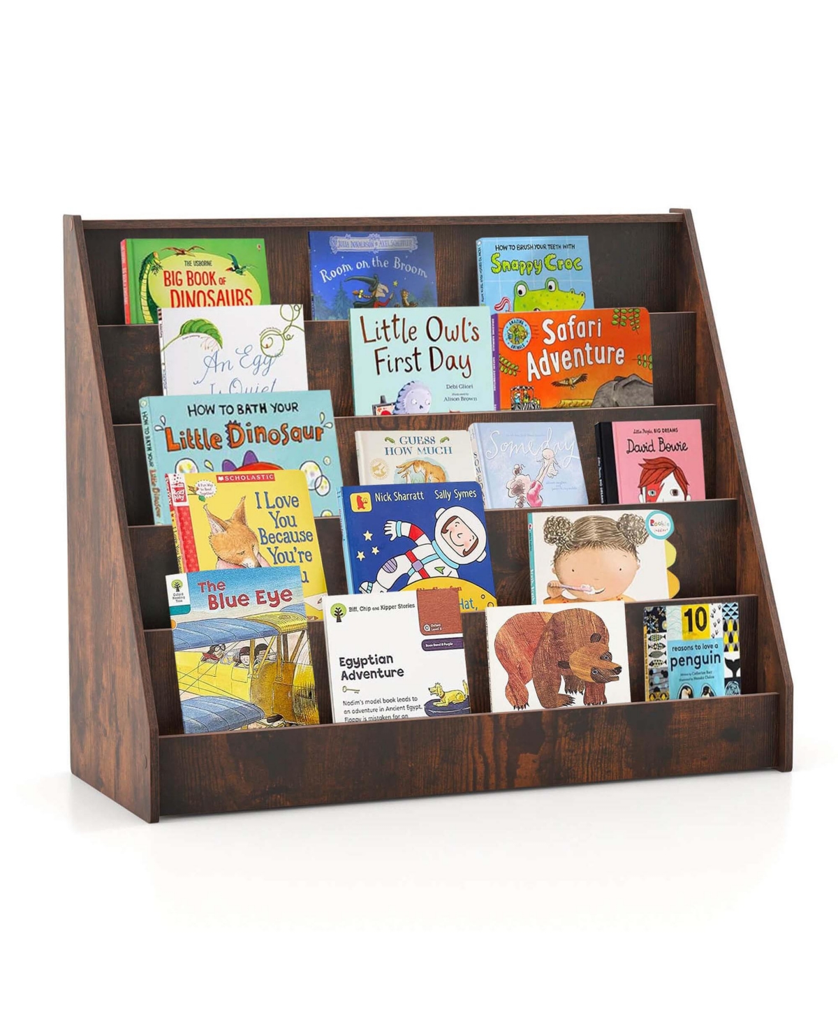 Click here for 5 Tier Kids Bookshelf with Anti-Tipping Device Kid... prices