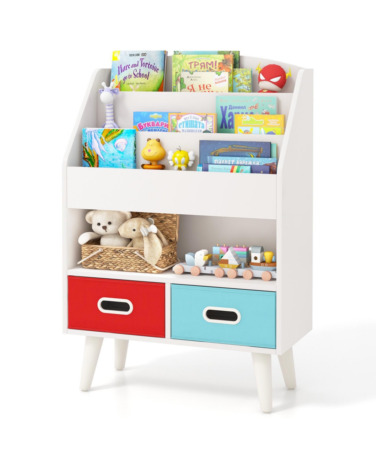Click here for Kids Bookshelf with Open Compartment for Toddlers... prices