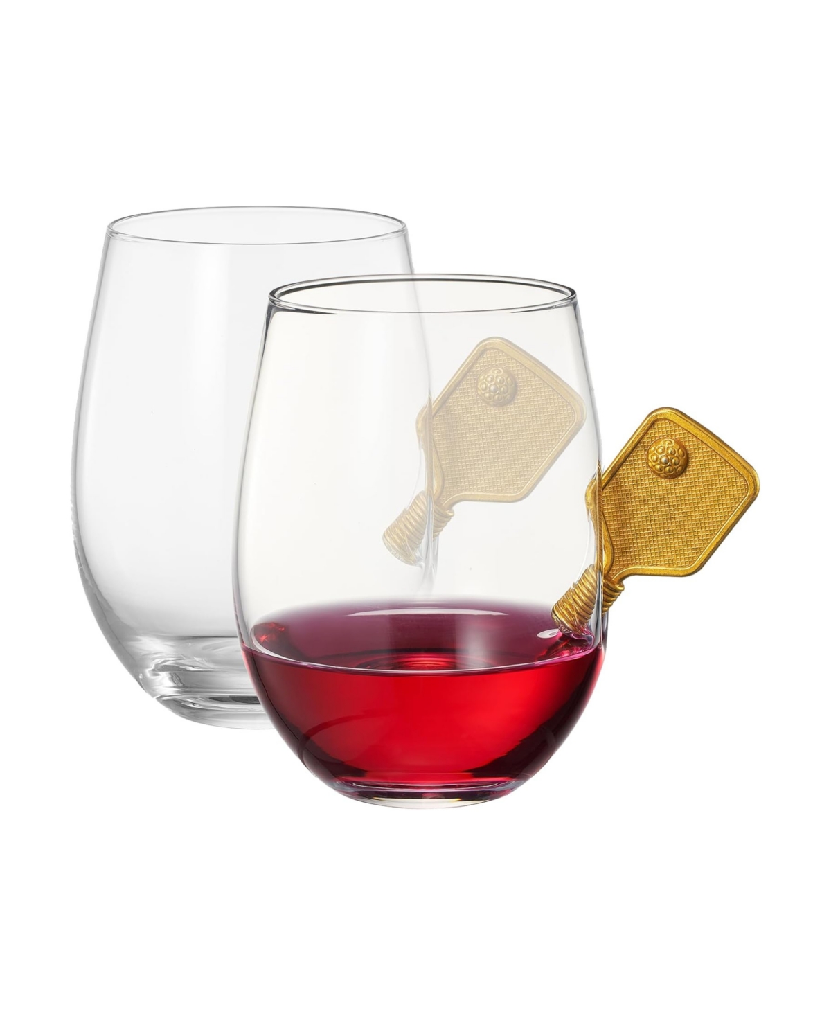 Click here for The Wine Savant Crystal Pickleball Stemless Wine G... prices