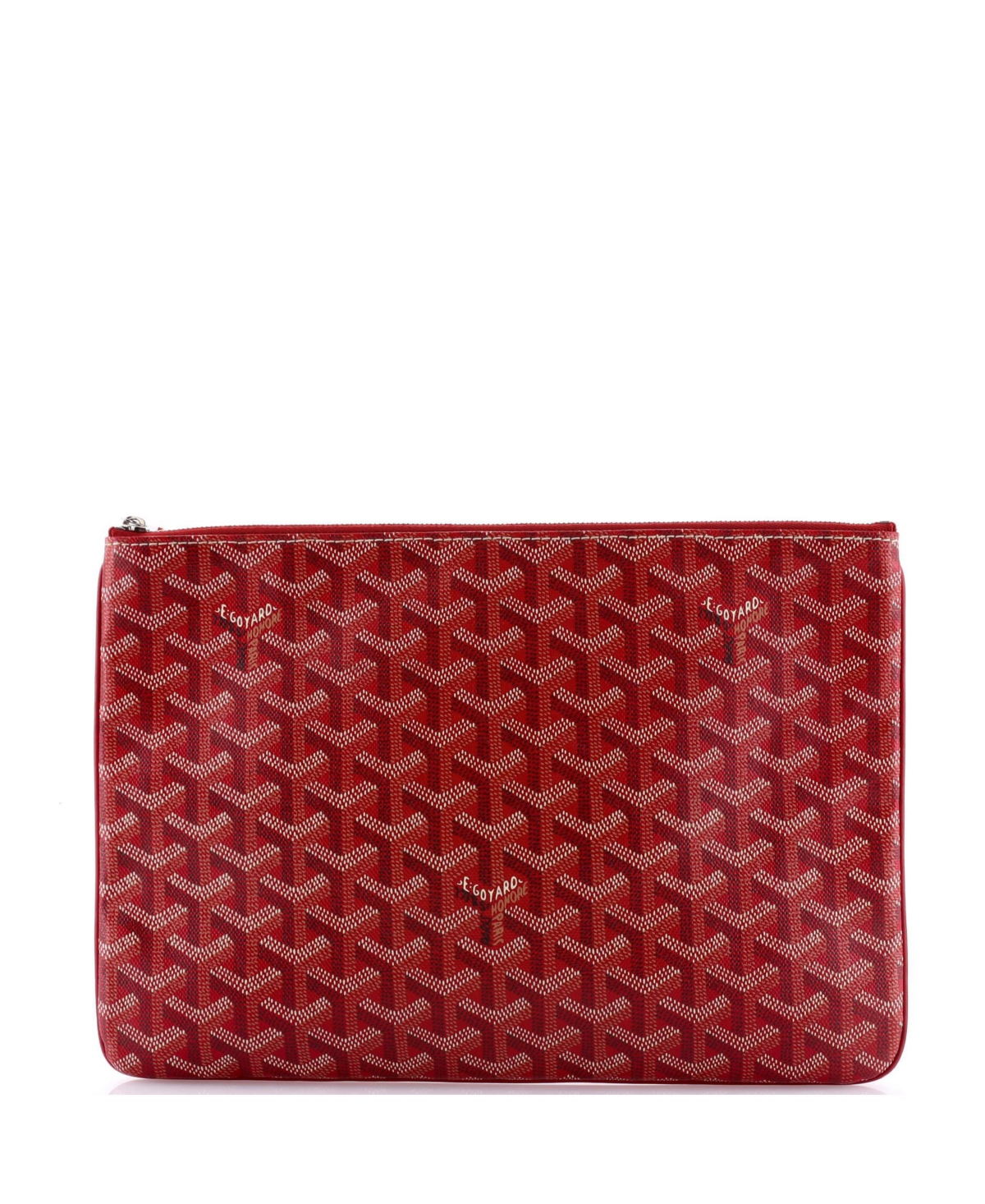 Click here for Pre-Owned Goyard Mm Senat Zip Pouch Coated Canvas... prices