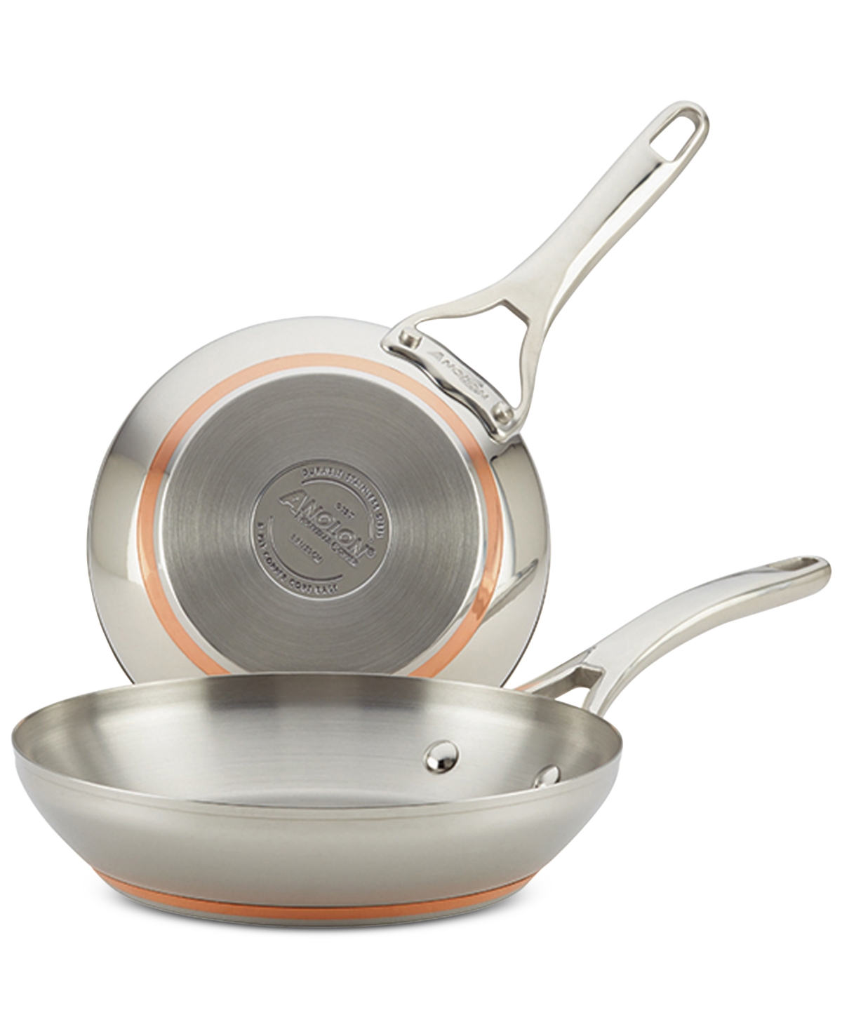 Click here for Anolon Nouvelle Copper Stainless Steel 8 & 9.5 Fre... prices