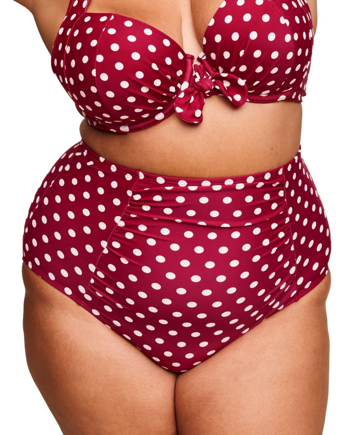 Click here for Shelby Womens Plus-Size Swimwear High-Waist Bikini... prices