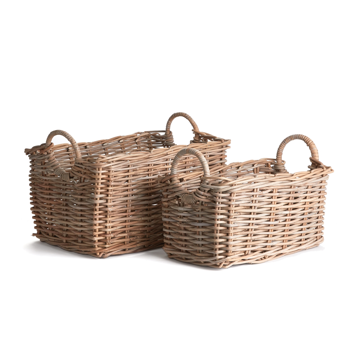 Click here for Normandy Halo Rectangular Baskets Set of 2 - Natur... prices