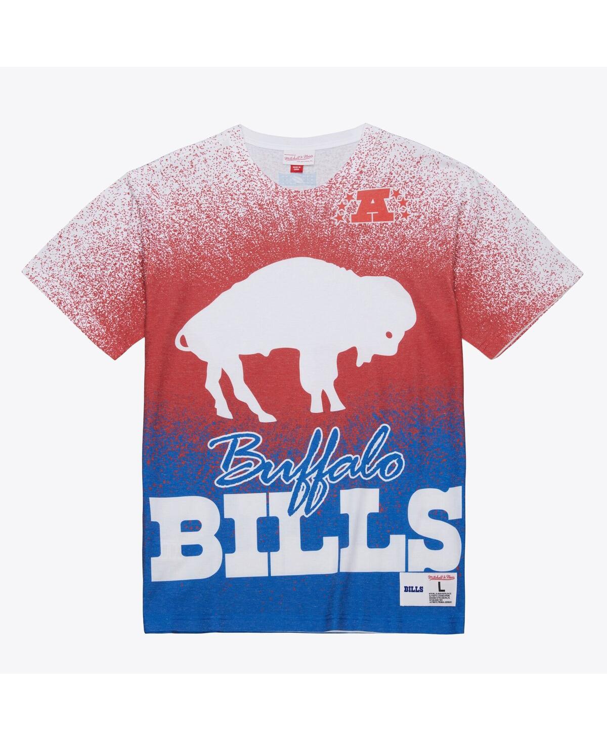 Click here for Mitchell & Ness Mens White Buffalo Bills Team Burs... prices