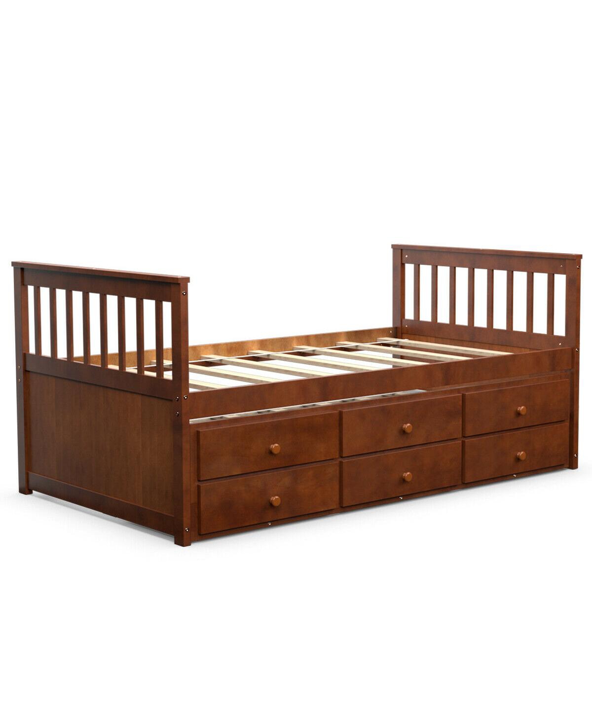 Click here for Captain s Bed with Pull-Out Trundle and 3 Storage... prices