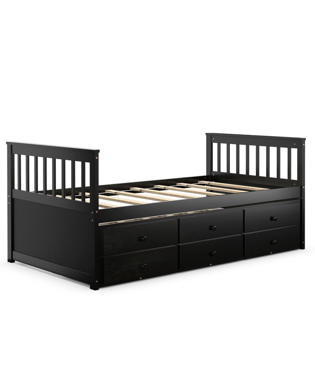 Click here for Captain s Bed with Pull-Out Trundle and 3 Storage... prices