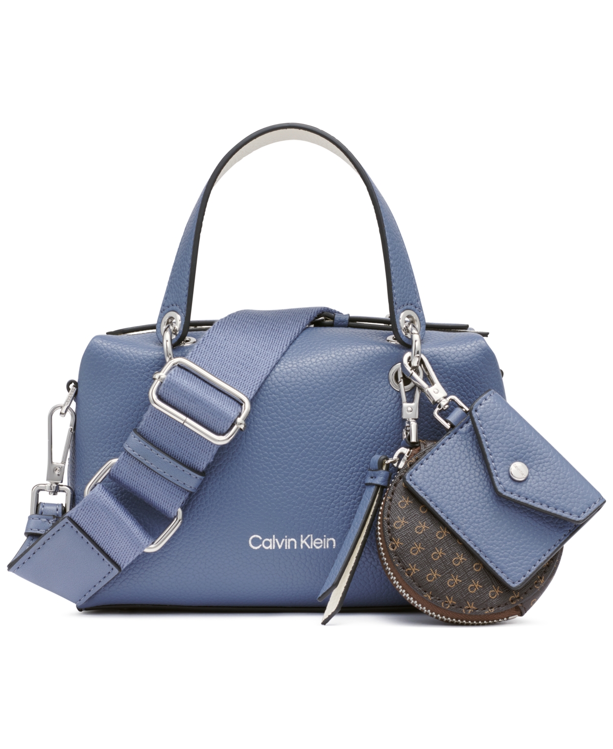 Click here for Calvin Klein Cali Mini Crossbody with Web Strap -... prices