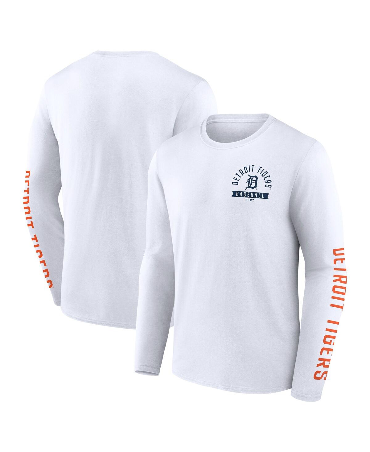 Click here for Fanatics Mens White Detroit Tigers Press Box Long... prices