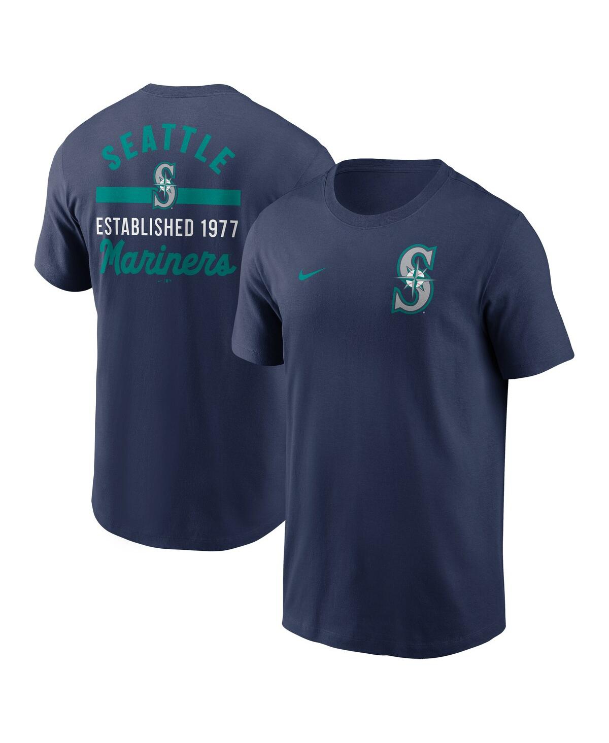 Click here for Nike Mens Navy Seattle Mariners 2-Hit T-Shirt - Na... prices